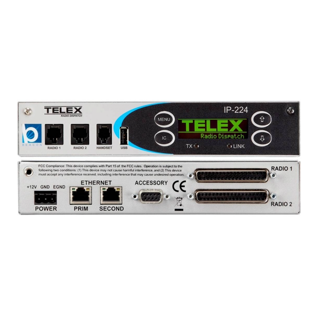 Telex IP-224 Radio Gateway - With Options – Northcomm Technologies ...