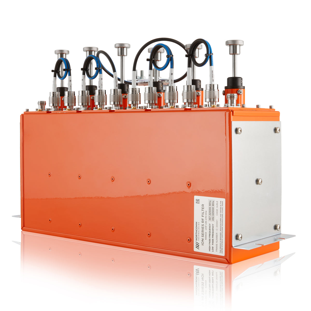 ION Series UHF 6 Cavity BP-BR Duplexer 407-510 MHz UHF 250 Watt ...